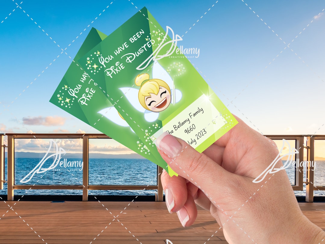 Pixie Dust Gift Tag Fish Extender Tag Cruise Gift Tag Pixie Dust Label ...