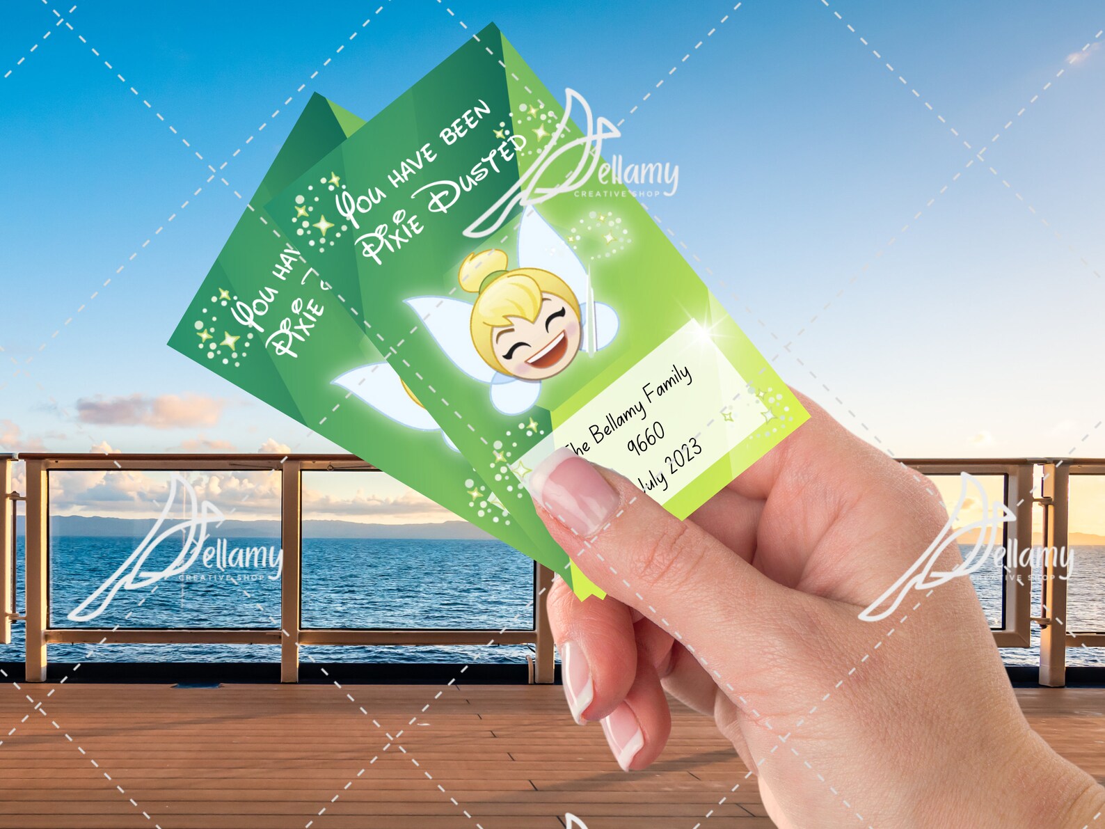 Pixie Dust Gift Tag Fish Extender Tag Cruise Gift Tag Pixie Dust Label Fish Extender Label Fish ...