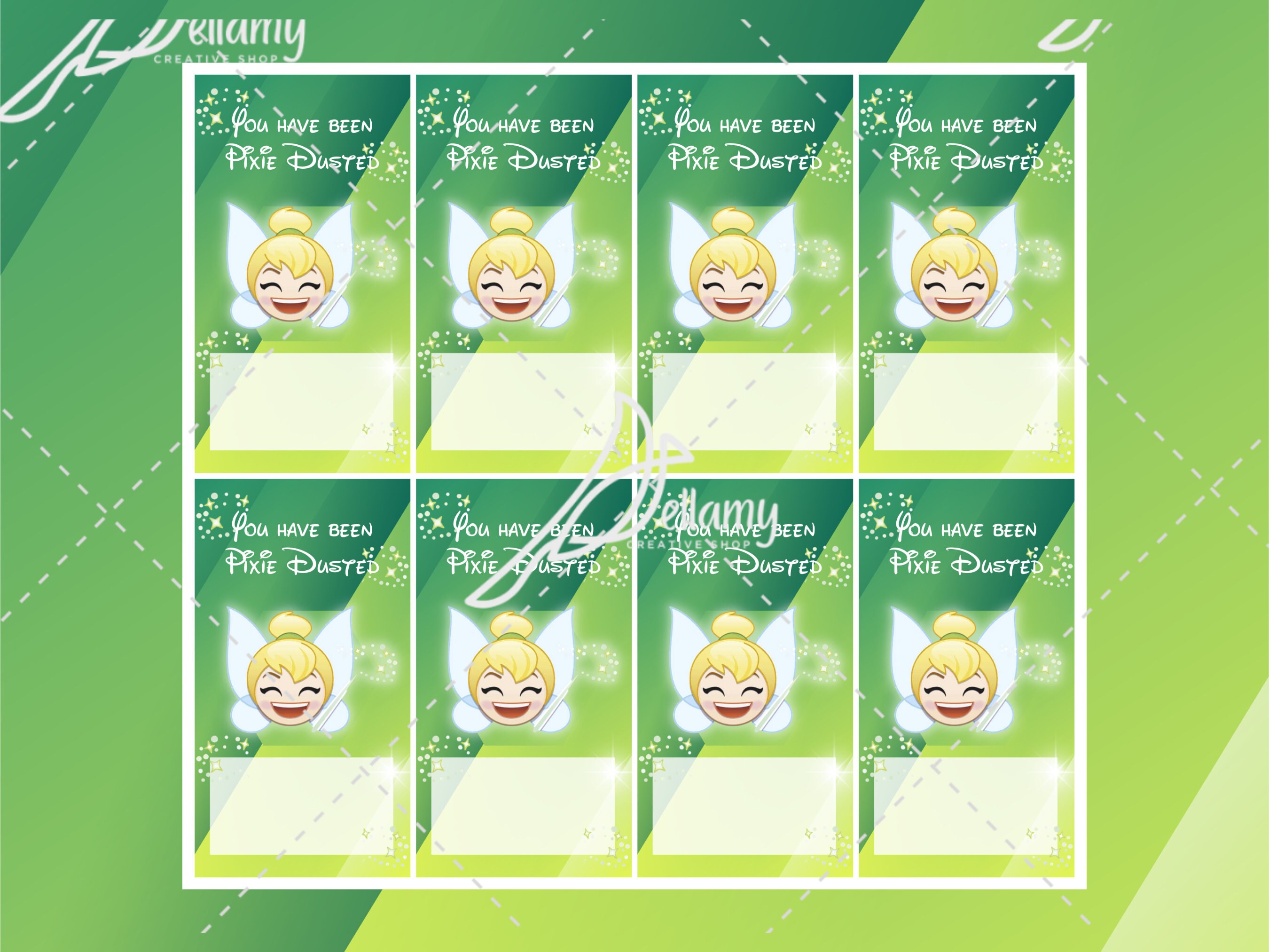 Pixie Dust Gift Tag Fish Extender Tag Cruise Gift Tag Pixie Dust Label ...