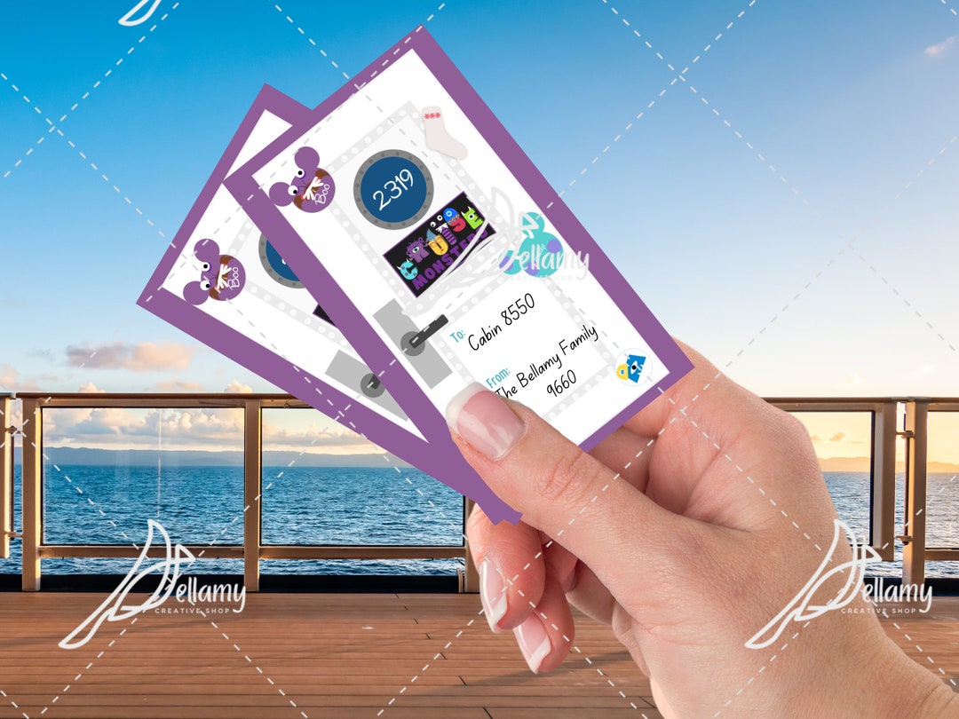 Monsters Cruise Gift Tags, Fish Extender & Pixie Dust (digital Download ...