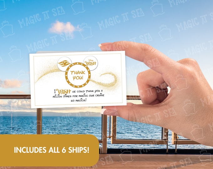 6-pack Cast Member Thank You Cards | Cast Compliment | Cast Member ...