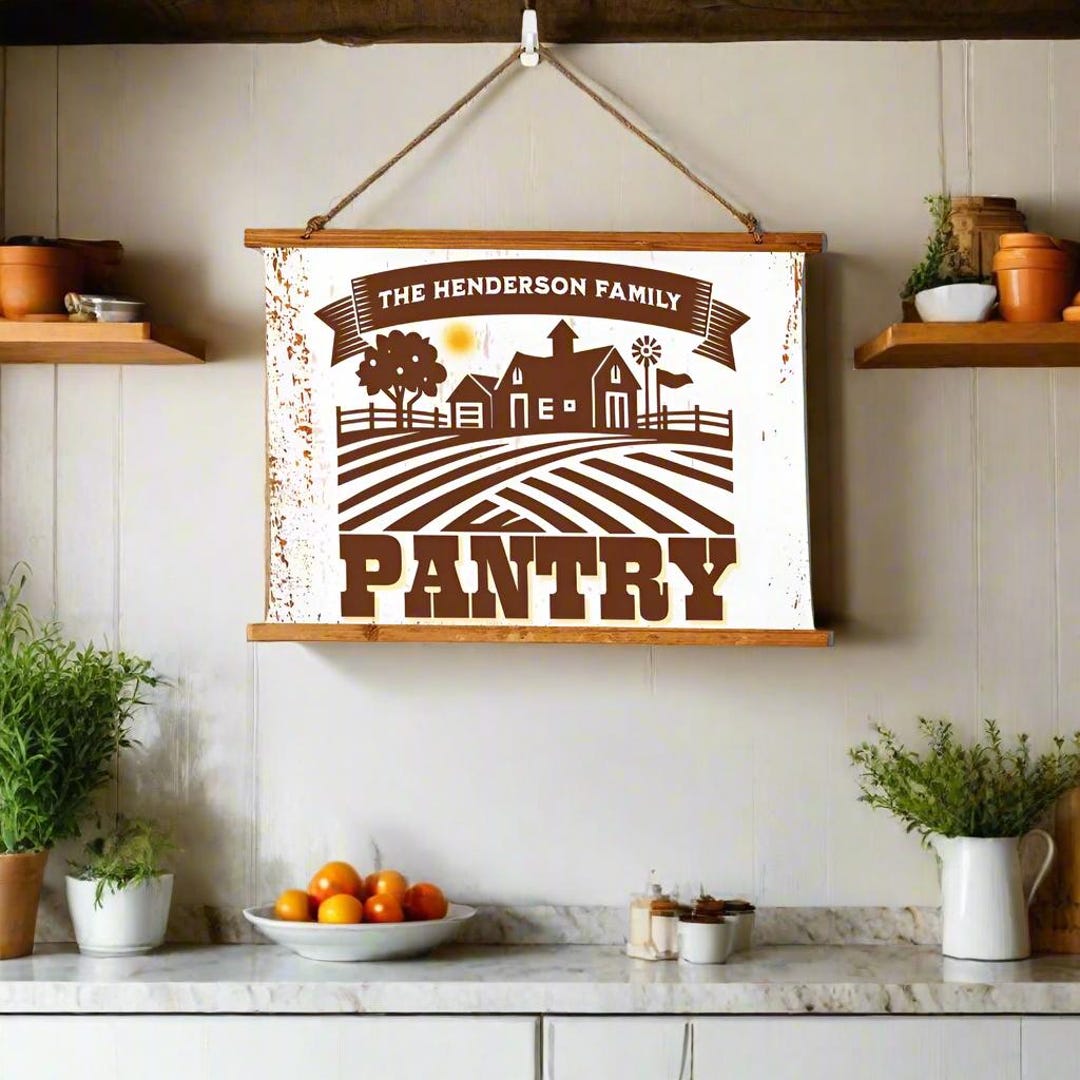 Custom Pantry Signs, Rustic Sign, Farmhouse Kitchen - Etsy