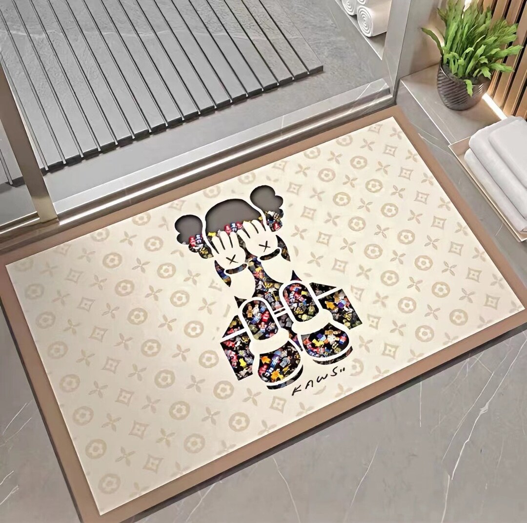 Kaws Rug Bearbrick Rug Area Rughypebeast Decor Rughome - Etsy