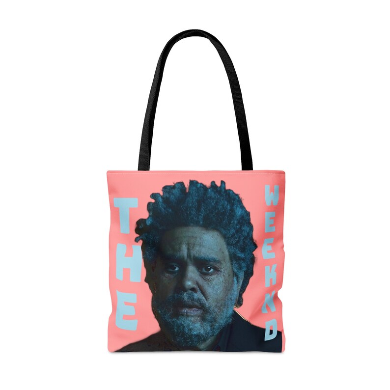The Weeknd Pastel Pink Tote Bag Two Sides Front Back the - Etsy