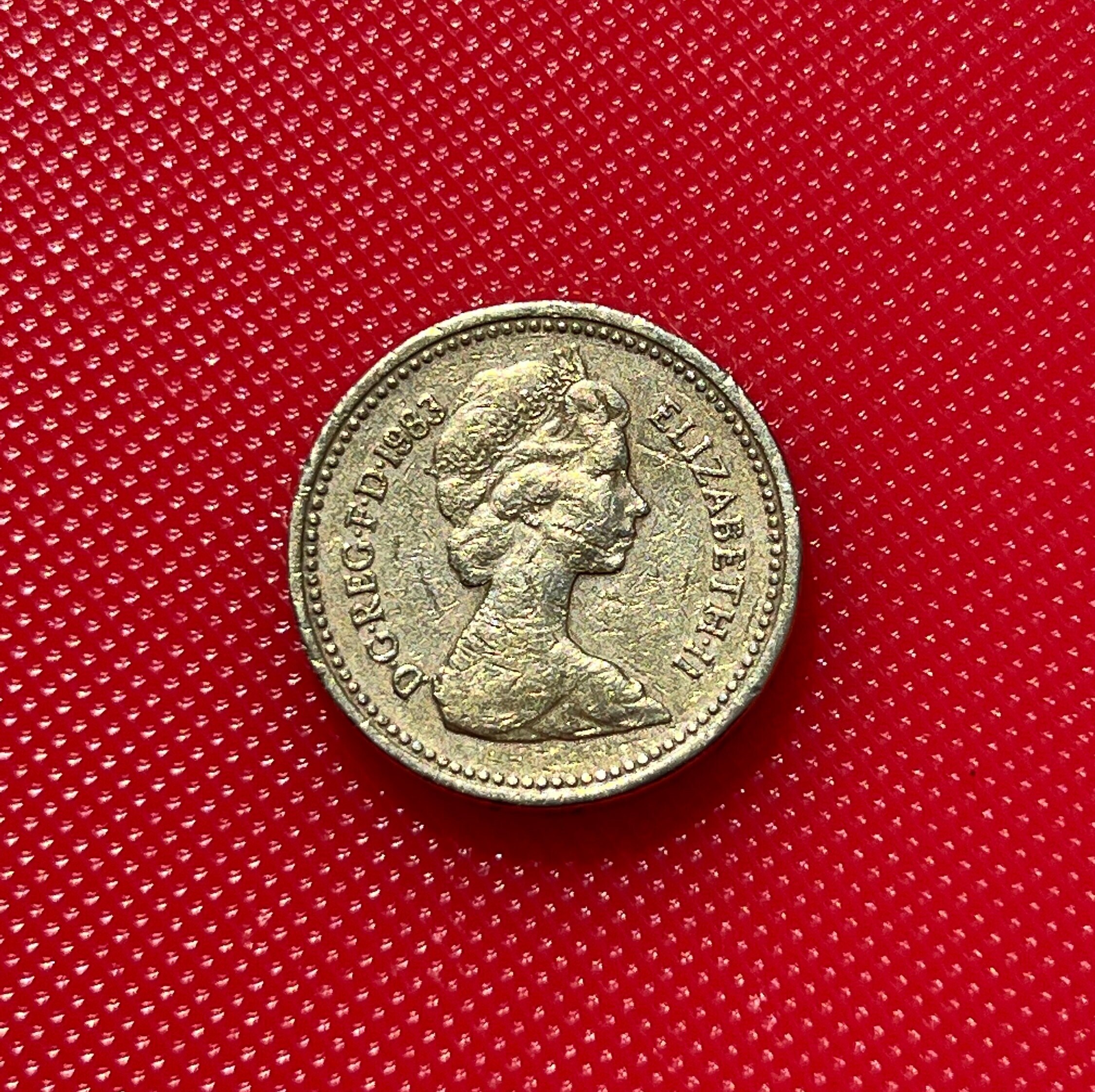 SELTENE Ein Pfund 1983 Elizabeth II Decus et Tutamen - Etsy.de