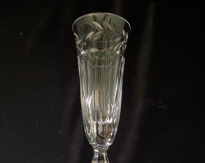 Stuart Crystal, "senator" Pattern, Fluted Champagne, Claret Wine ...