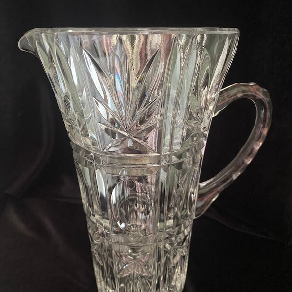 Lead Crystal Pitcher - Etsy