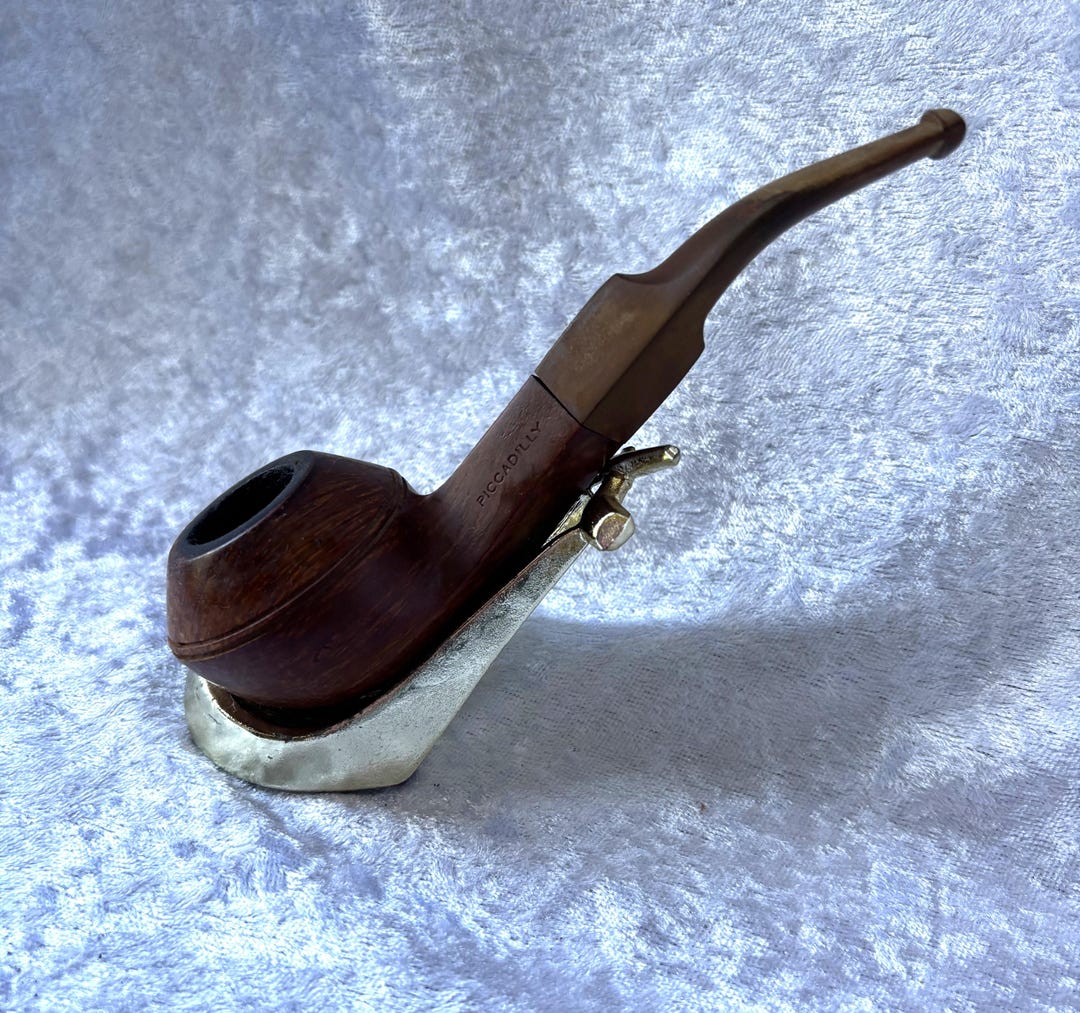 Vintage Piccadilly Briar Tobacco Pipe | Made in London England | Bent ...