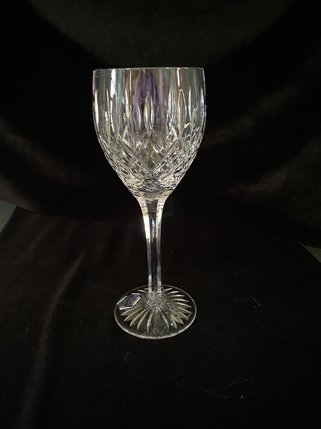 Stuart Lead Crystal Claret Goblet, "shaftesbury" Pattern, Great Britain ...