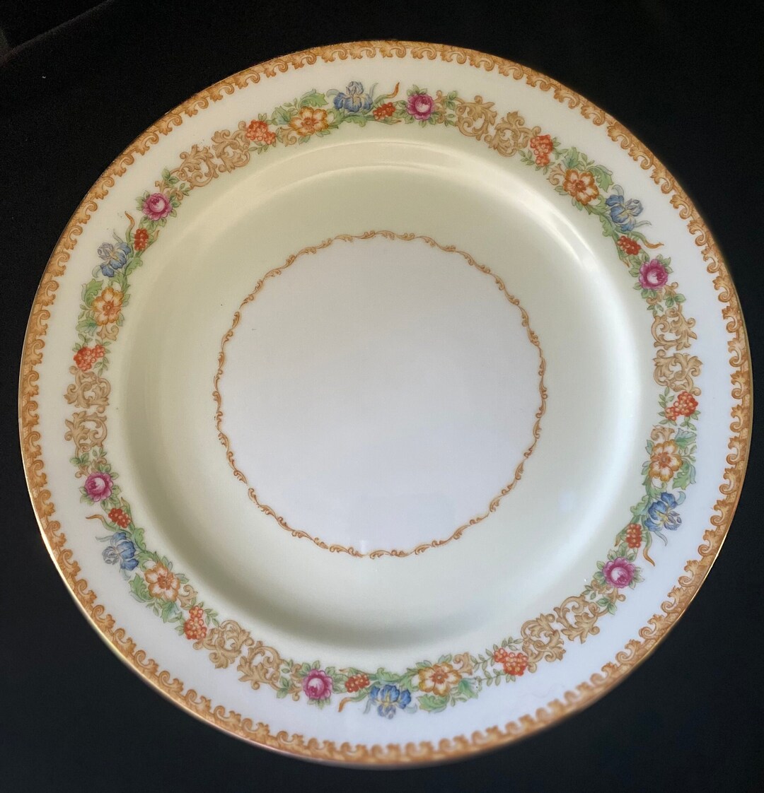 Aichi China, Made in Occupied Japan (1945-1952), Dinner Plate, "aic4 ...