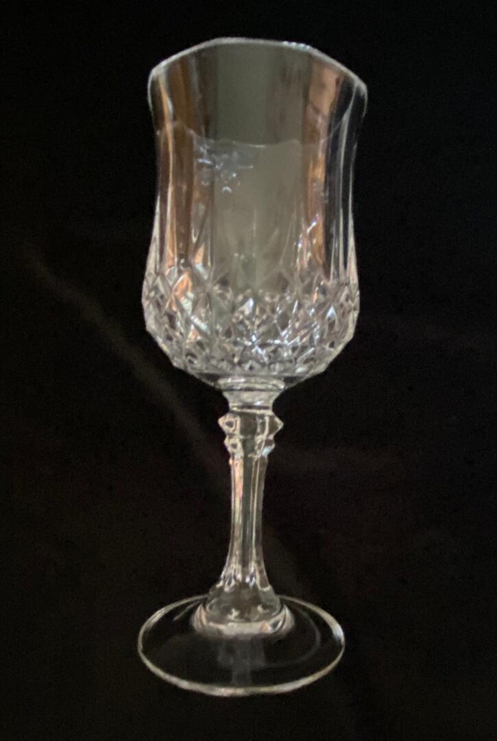 Wine Glasses, Cristal D'arques, "longchamp" Pattern, Original Boxed Set ...