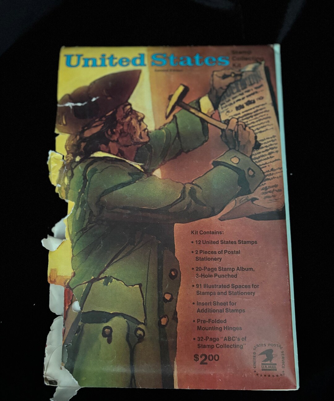 USPS Stamp Collecting Kit, "united States 2nd Edition" Collection ...