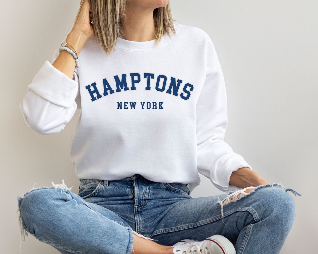 Hamptons Sweatshirt, Hamptons New York Crewneck Sweater, New York ...