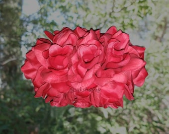 Mariachi Ribbon and Flower Hairbow - Etsy