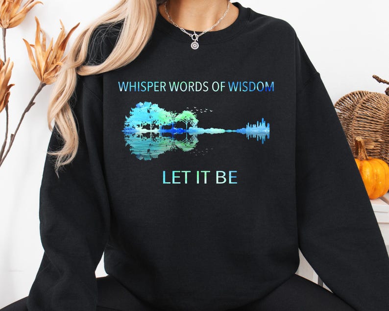 Whisper Words of Wisdom Let It Be Hoodie, Cute Psychologist Gift Hoodie ...