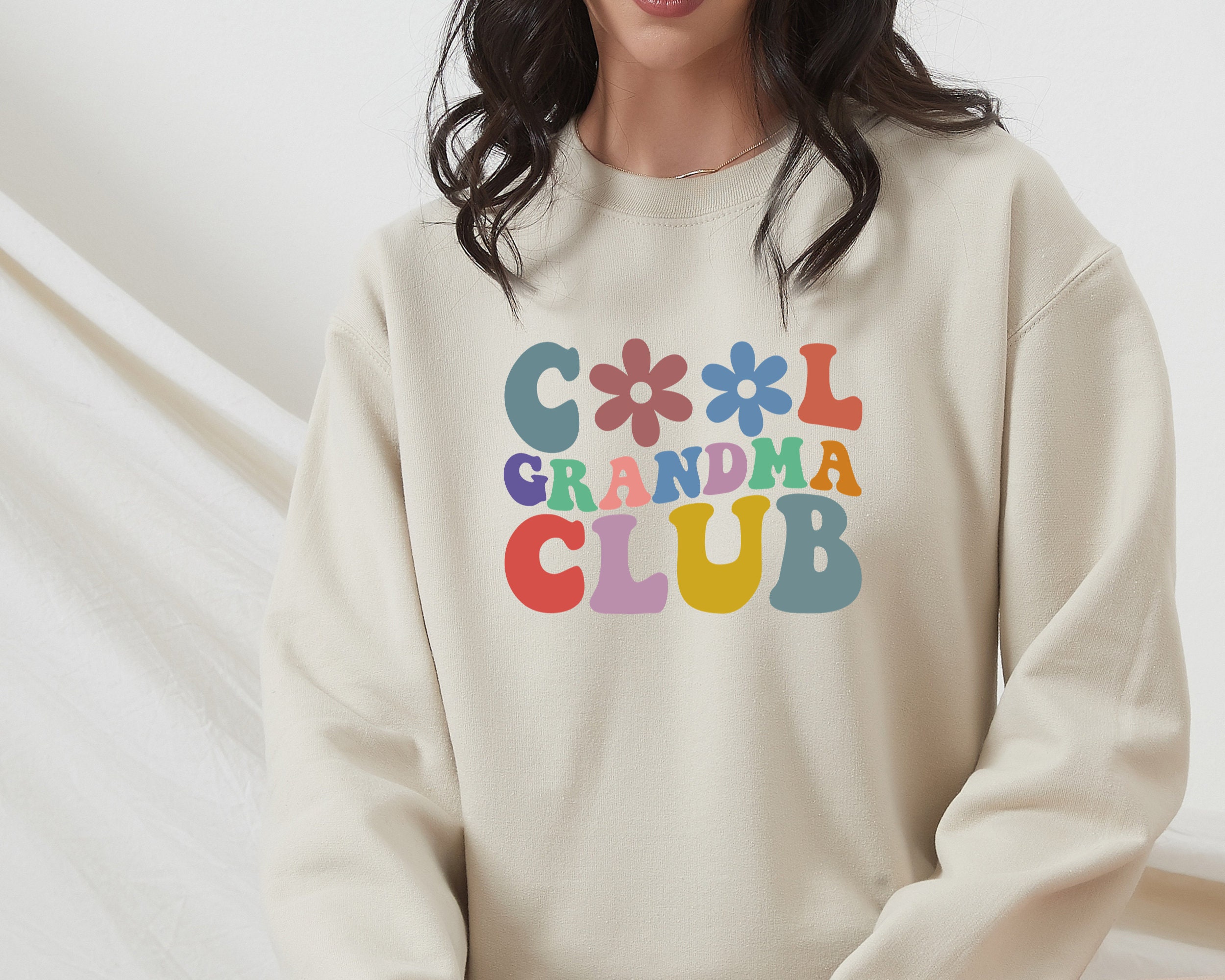 Cool Grandma Club Sweatshirt, Cool Grandma Club Hoodie, Woman ...