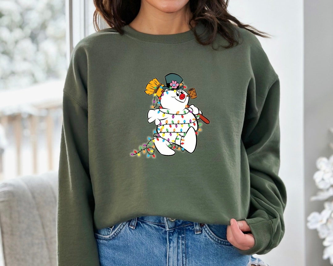 Snowman Holiday Sweatshirt, Christmas Snowman Sweatshirt, Funny Snowman ...