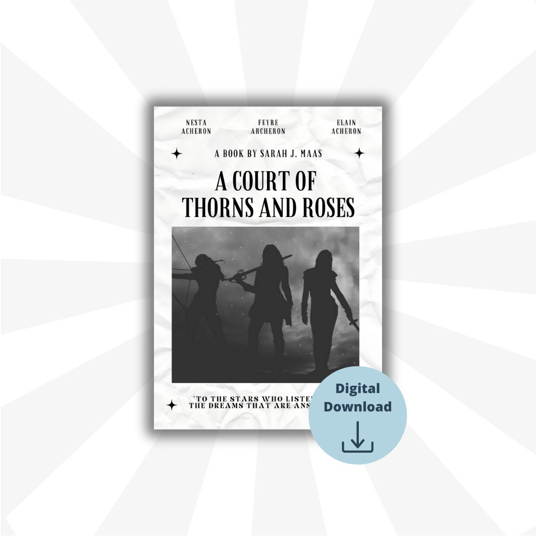 A Court of Thorns and Roses Poster - Etsy
