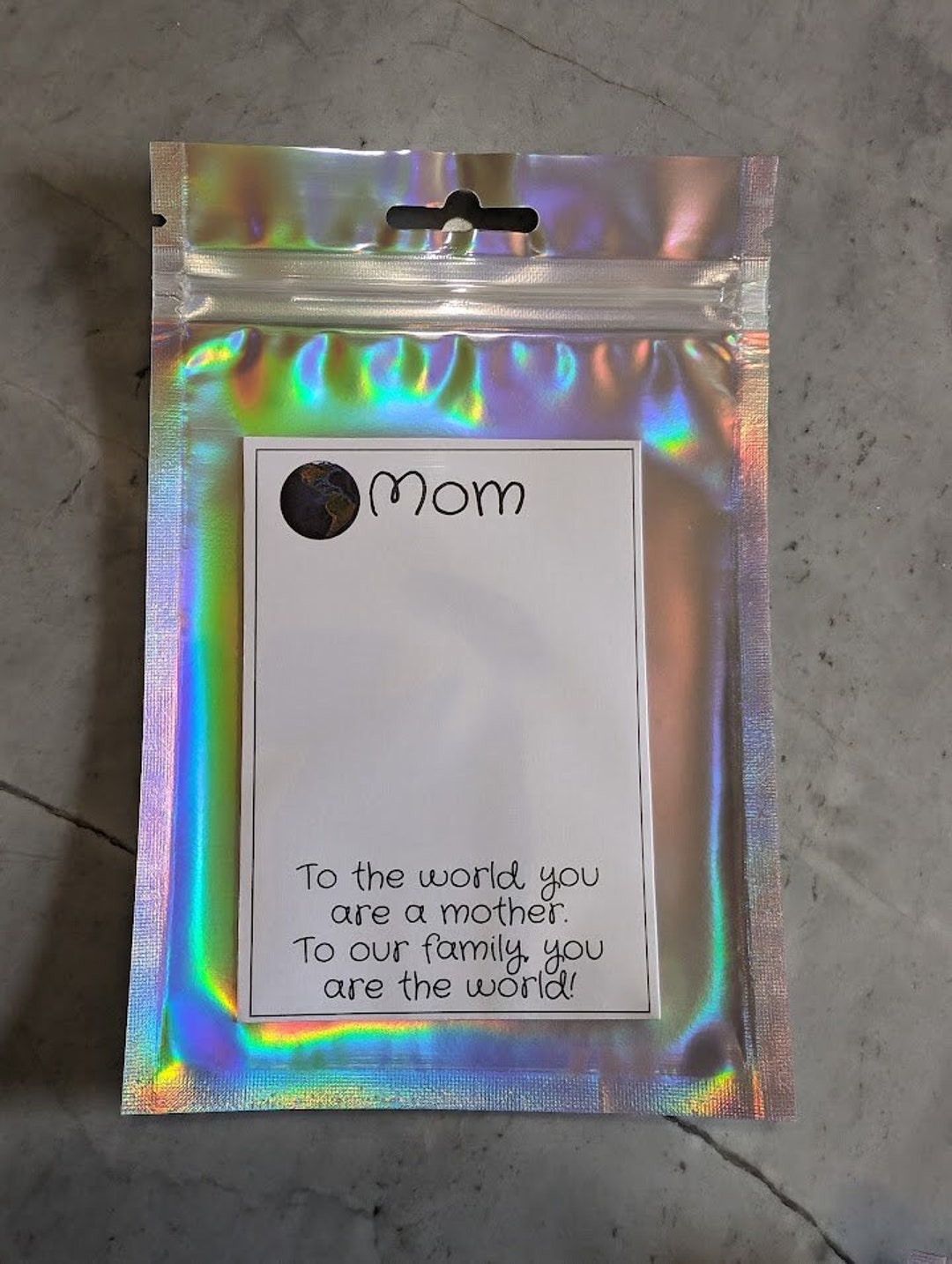 10 Mother's Day Pocket Hug Cards Pre-packaged With 10 Hologram Bags ...