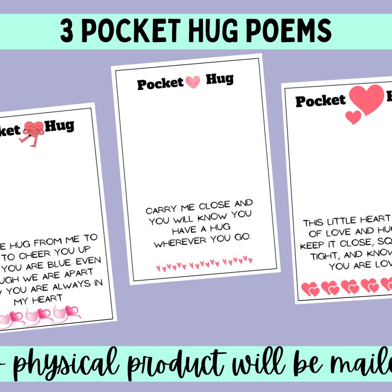 Pocket Hugs - Etsy UK