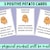 4 Positive Carrot Quote Card Printable PDF Instant Download for Crochet ...