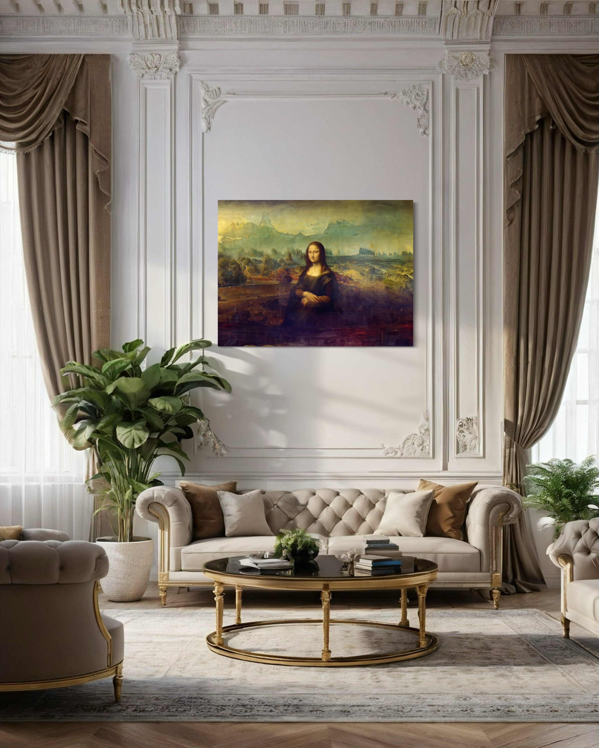 Digitally Remastered Mona Lisa Art Print - Classic Renaissance Poster ...