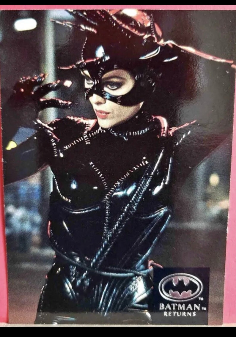 Michelle Pfeiffer catwoman 1992 Topps Batman Returns Number - Etsy
