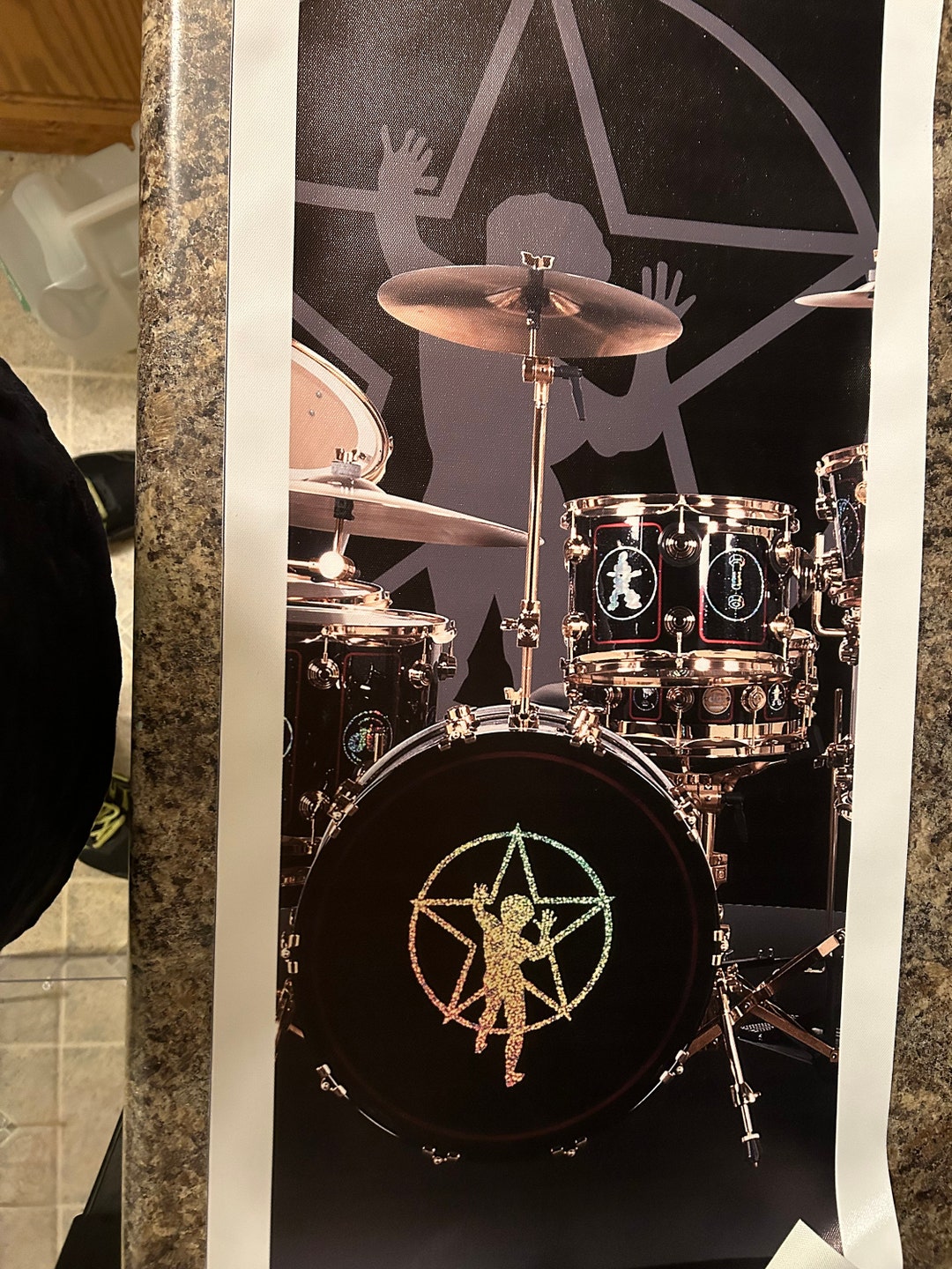 5 Piece Canvas Set of Rush Neil Peart Drum Kit - Etsy