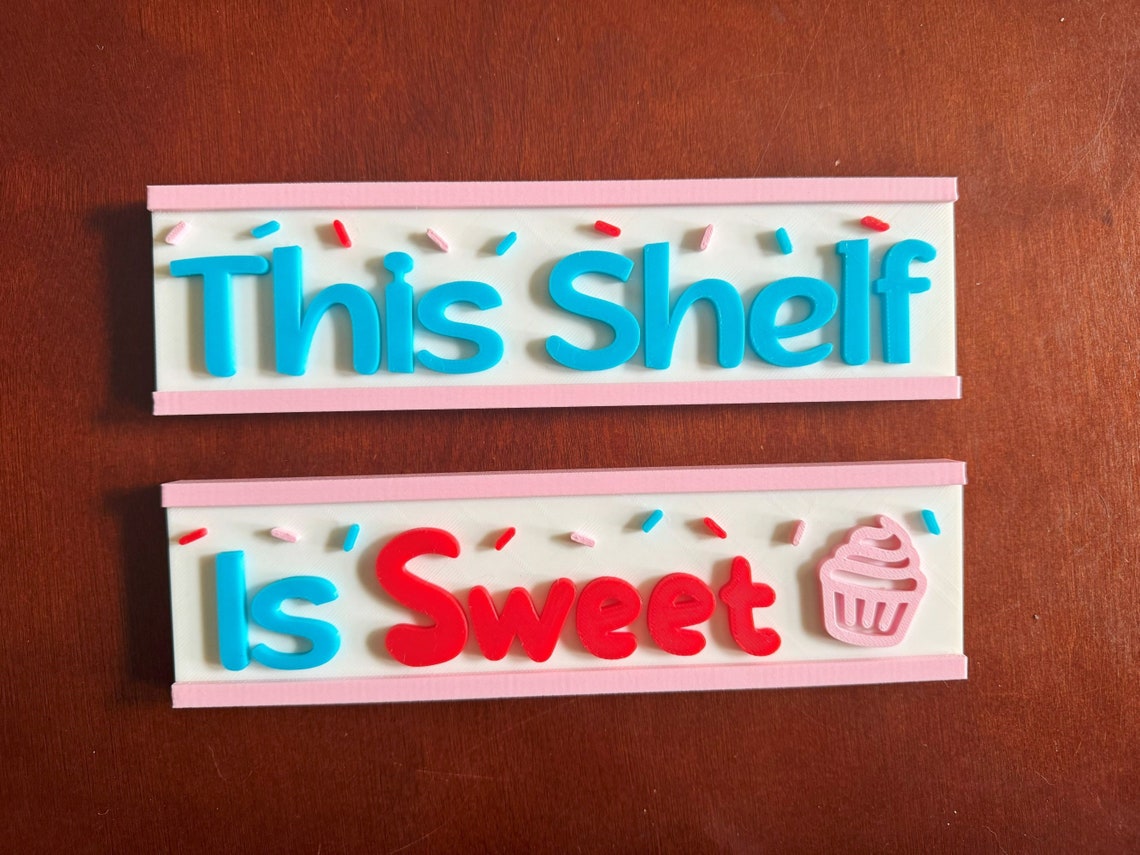 This Shelf is Sweet Sign Decor Modular Stacking for Baking / Recipe ...