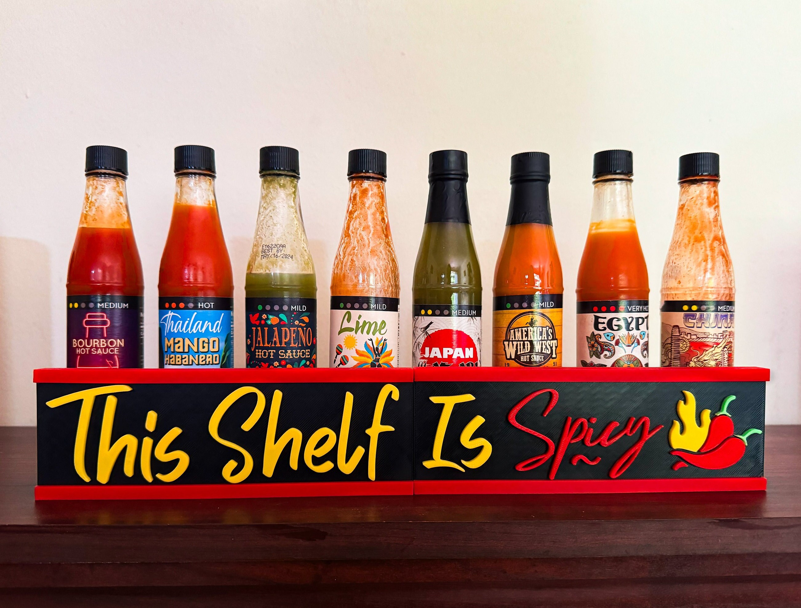 This Shelf is Spicy Sign Decor Modular Stacking for High Heat - Etsy