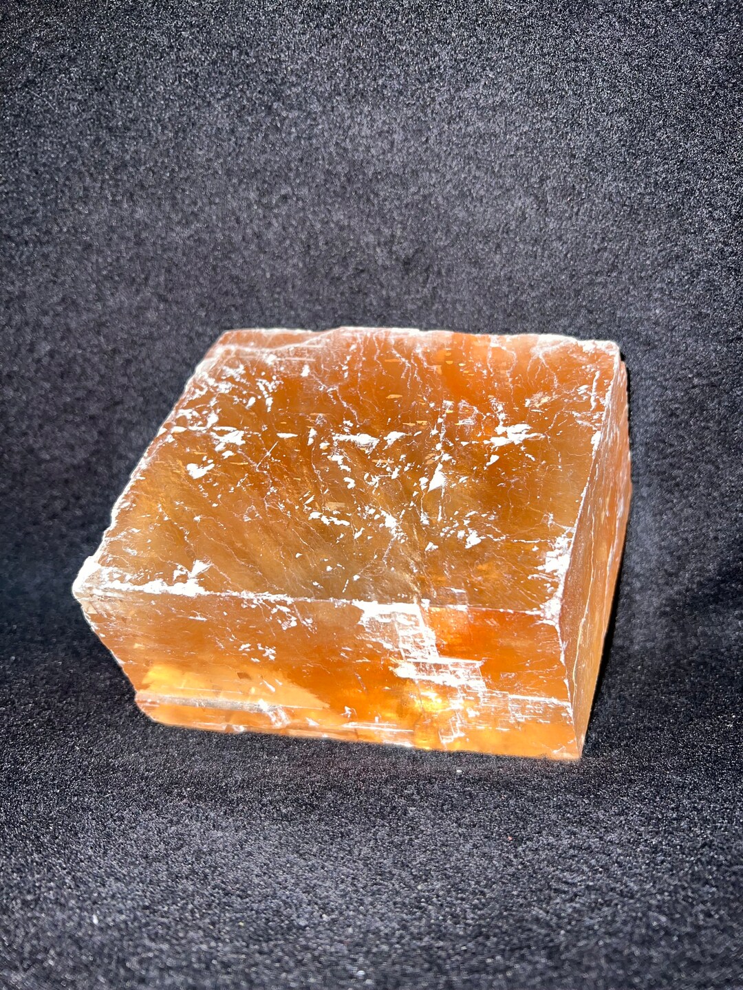 Golden Calcite Slab With Metal Stand - Etsy