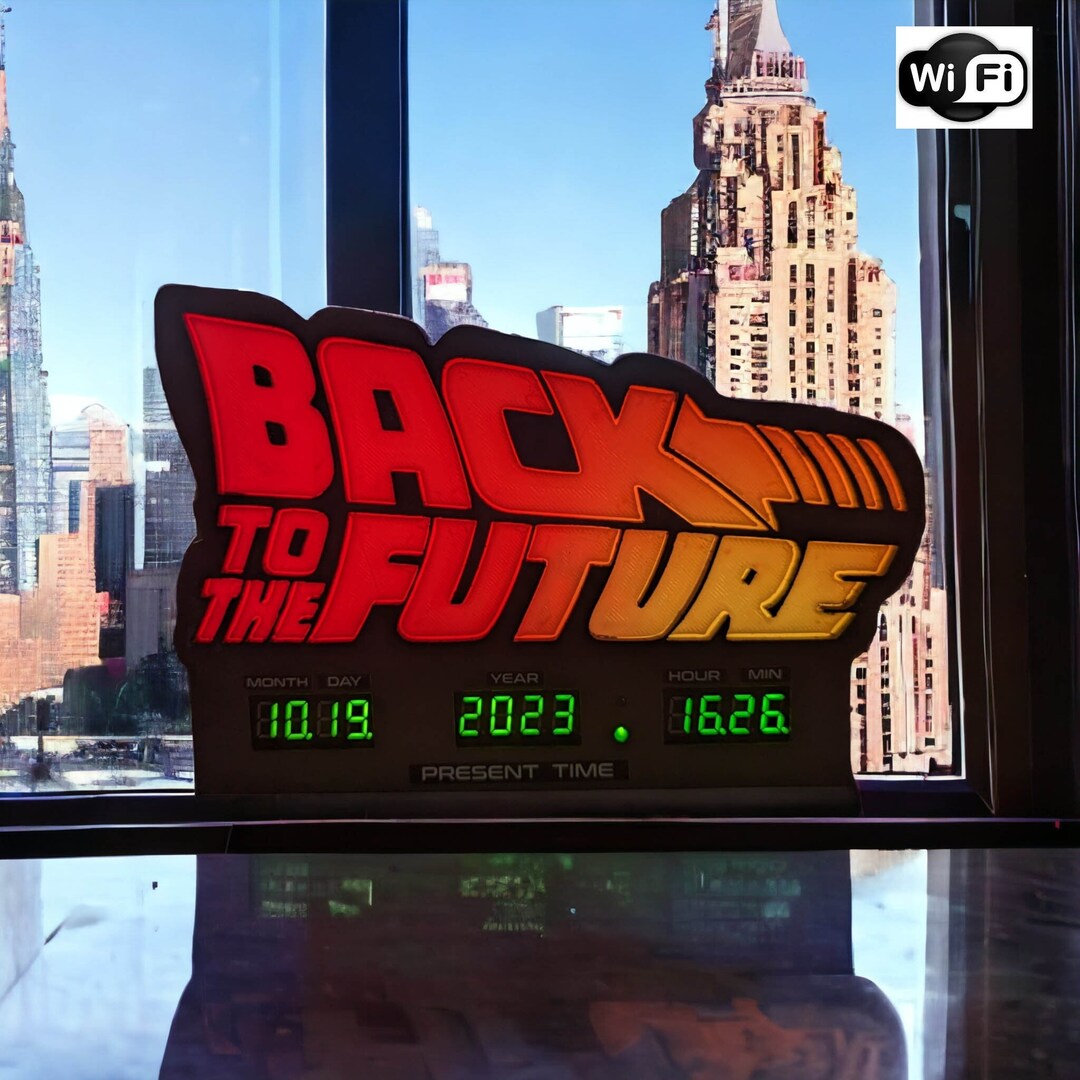 Back to the Future Lamp - Etsy