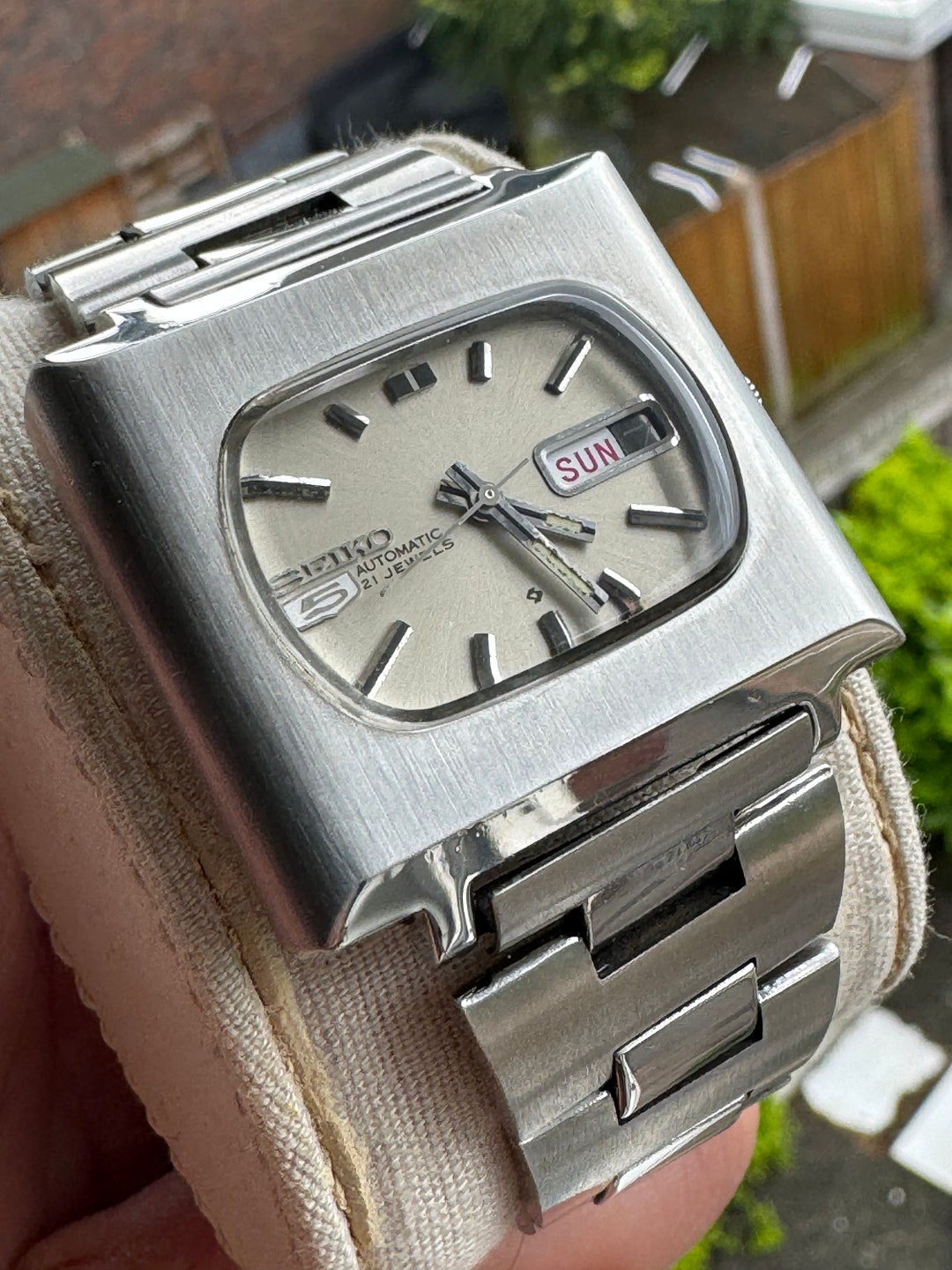 Super Vintage Seiko 5 Square Model - Etsy