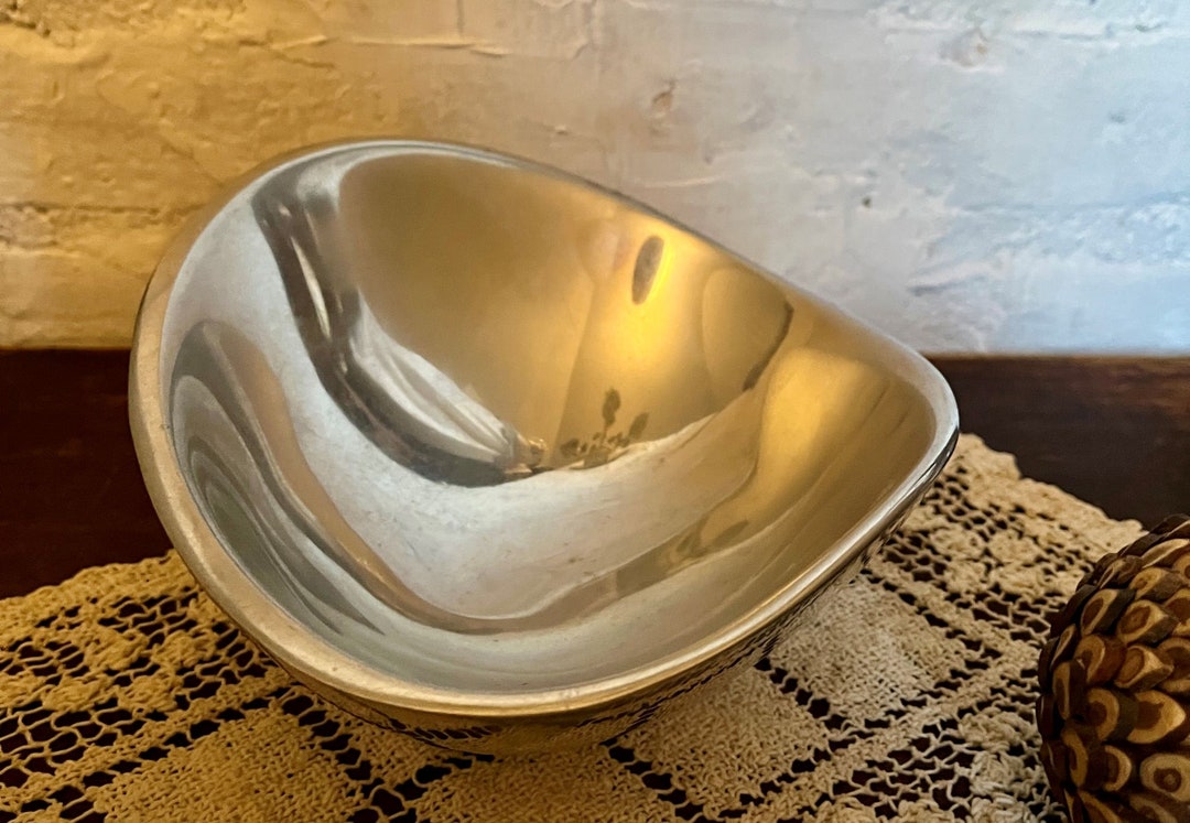 Vintage Silver Nambe Butterfly Bowl - 1960s - Etsy