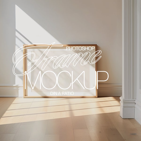Frame Mockup Horizontal - Etsy