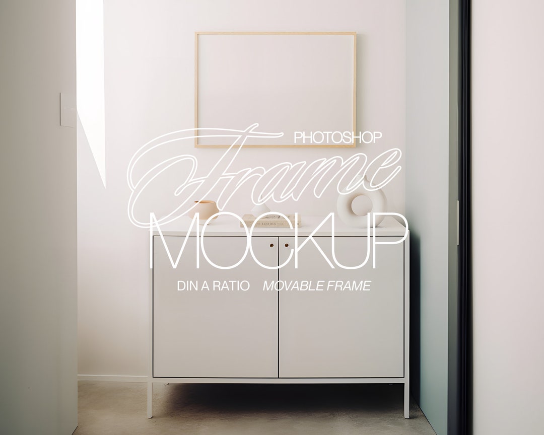 Movable ISO Frame Photoshop Mockup for Art and Prints A3 - Etsy