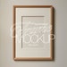 Movable Frame Photoshop Mockup for Art and Printables DIN A Vertical ...
