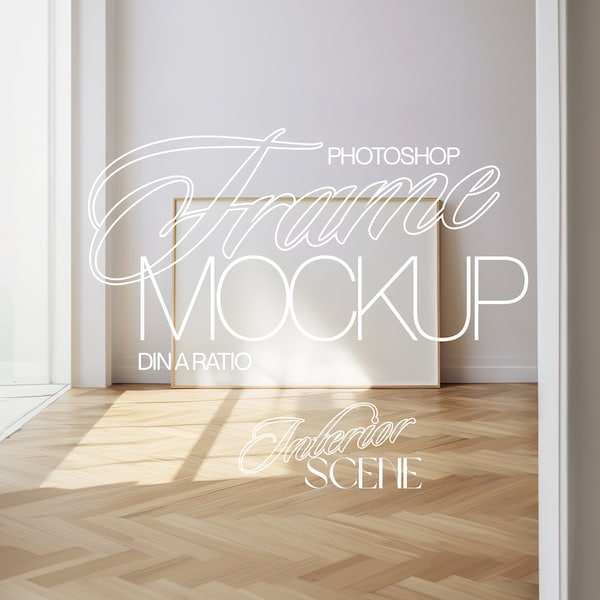 A3 Landscape Mockup - Etsy