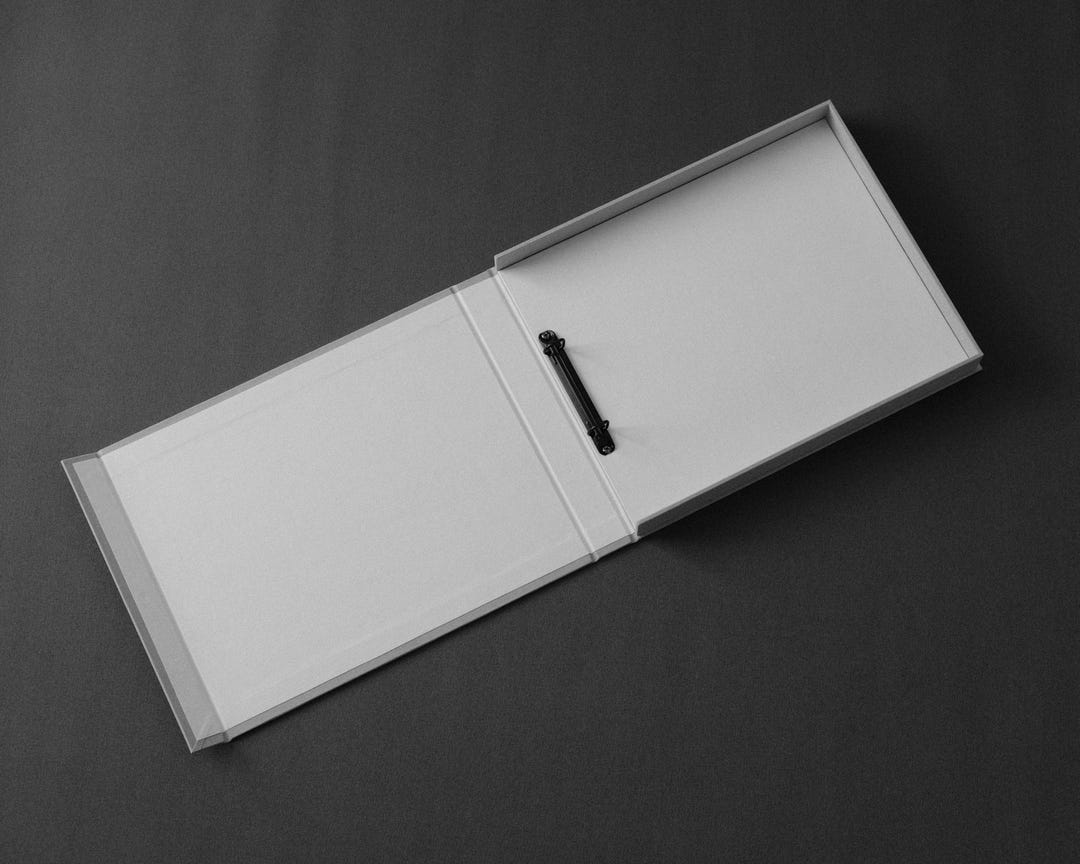Half Clamshell Box / Folder With Magnetic Closure - Binder, Case ...