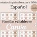 Pastel-colored Bible Tabs in Spanish - Download and Print | Editable ...