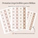 Pastel-colored Bible Tabs in Spanish - Download and Print | Editable ...