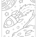 10 Outer Space Coloring Pages, Instant Printable Download - Etsy