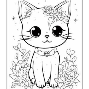 58 Cute Kawaii Animals Coloring Pages, Instant Printable Download - Etsy