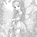 50 Enchanting Forest Fairies Printable Coloring Pages, Instant Download ...