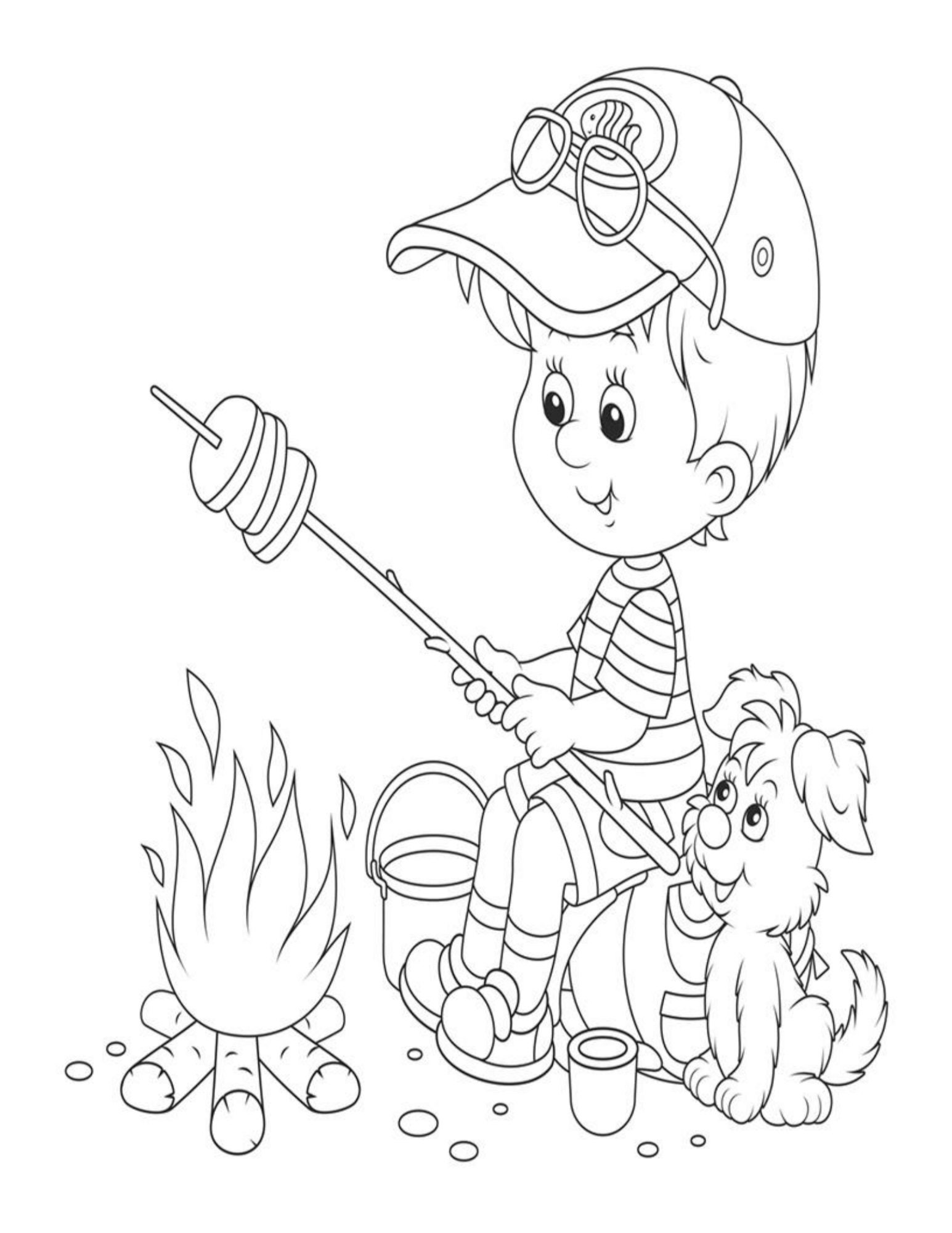 52 Cute Cats and Dogs Coloring Pages, Instant Download - Etsy