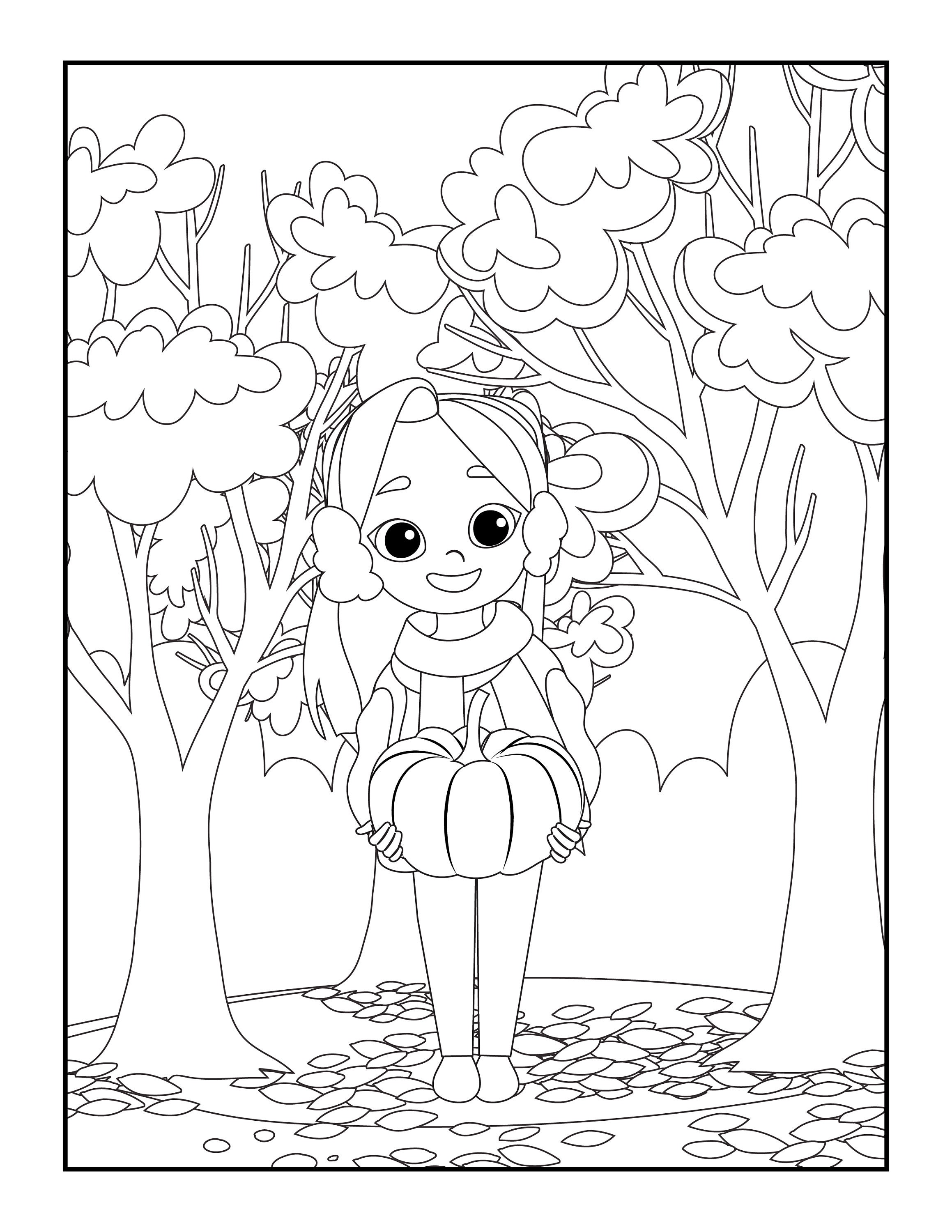 30 Hello Fall Coloring Pages, Instant Printable Download - Etsy
