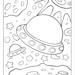 10 Outer Space Coloring Pages, Instant Printable Download - Etsy