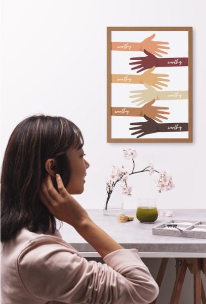 Multicultural Worthy Print - Etsy