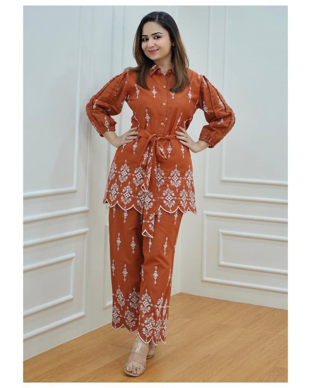 Swirl of Compliments by Dressing Yourself in This Cotton - Etsy