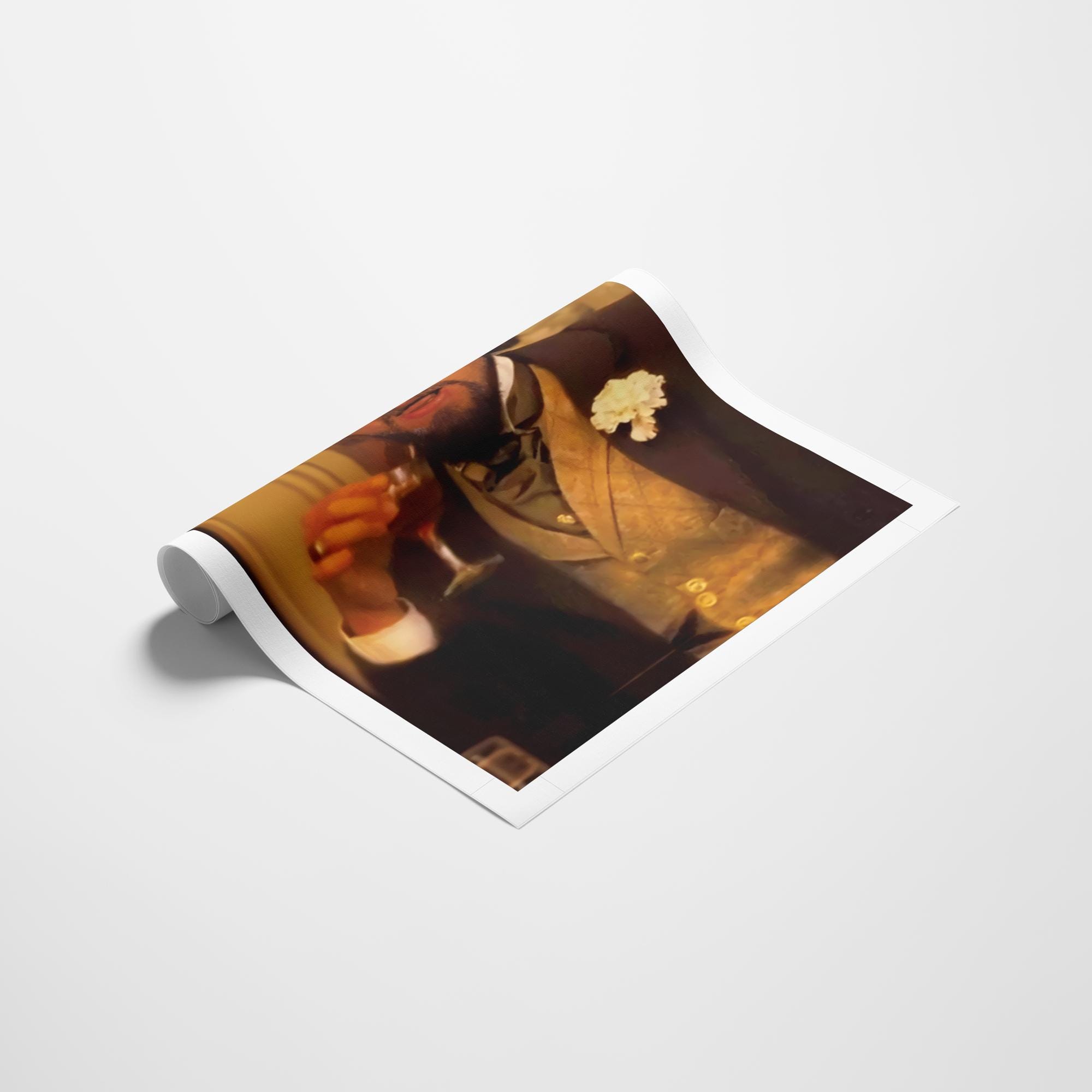 Leonardo Dicaprio Django Laughing Meme Art Print, Leonardo Dicaprio ...